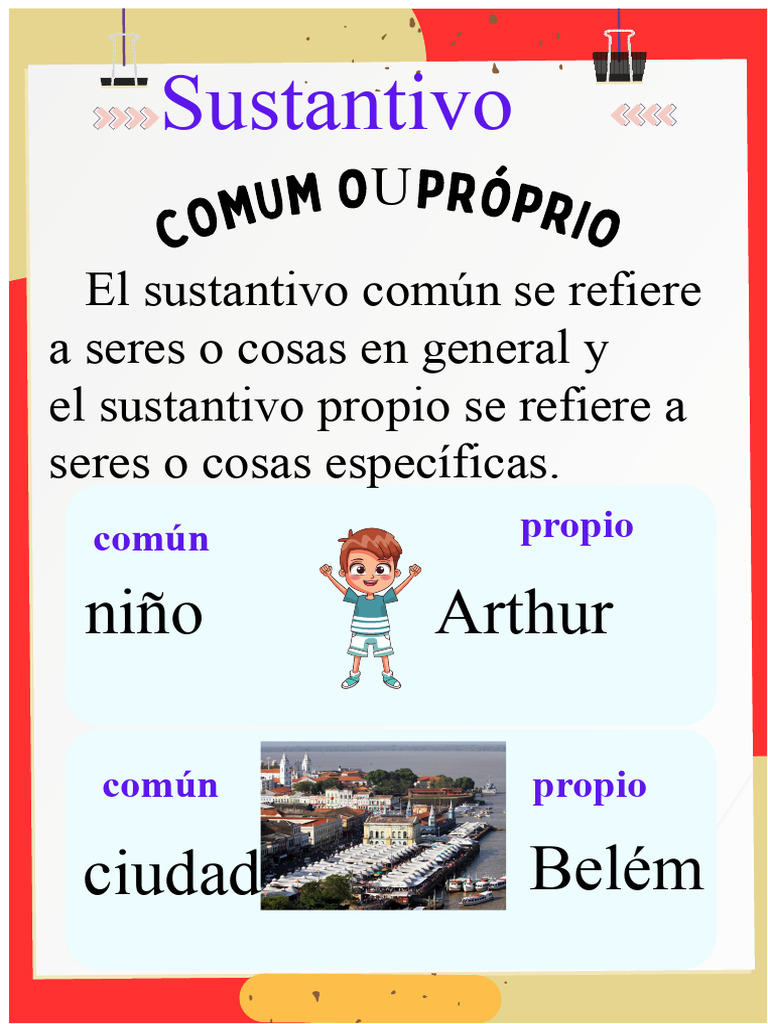 Sustantivo Propio y Común | PDF