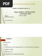 IND AS 11: Accounting for Construction Contracts | PDF | Revenue ...