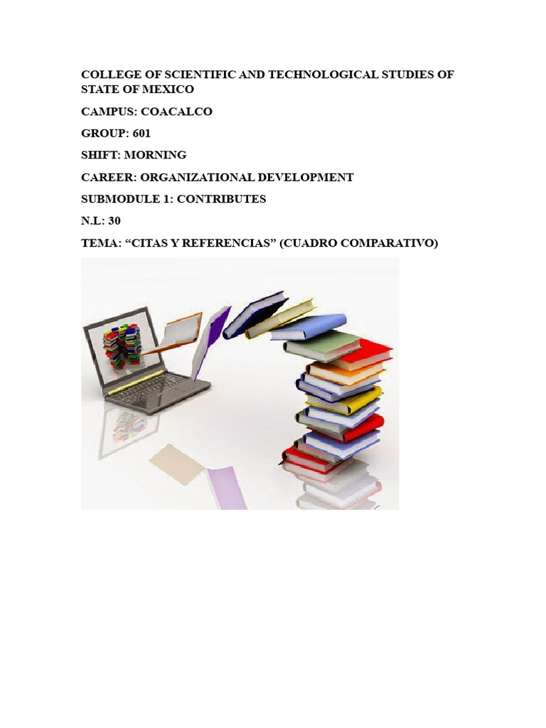 Comparative Table of Citations and References | PDF | Citation | Social ...