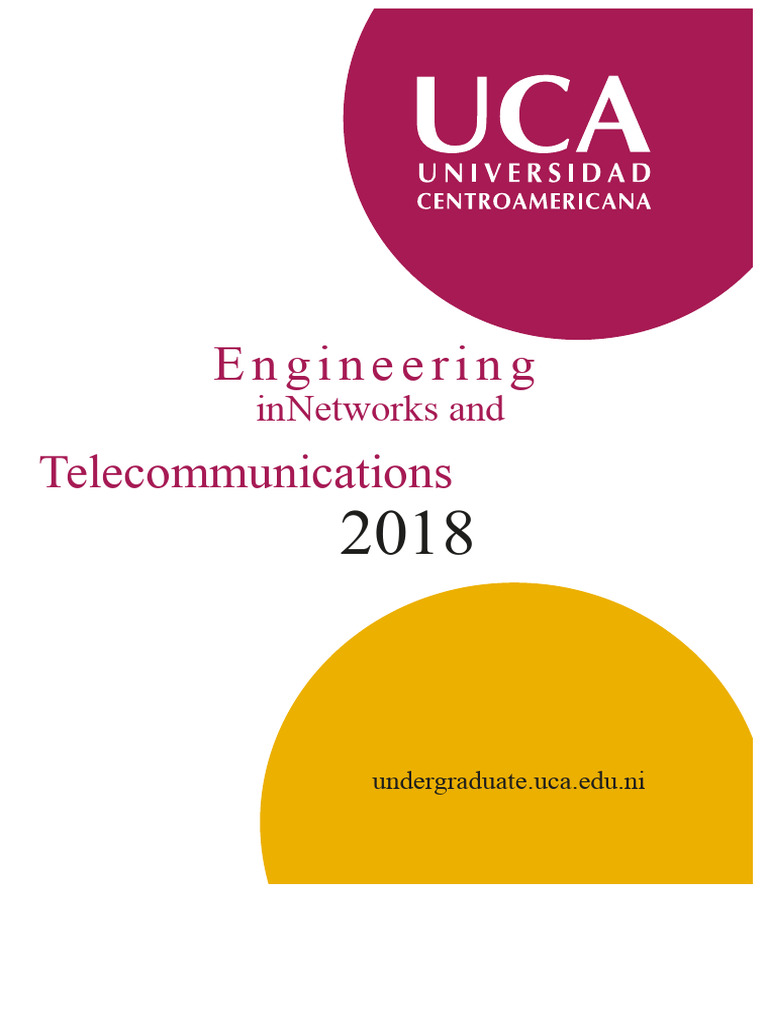 UCA Engineering in Networks and Telecommunications | PDF | Computer ...
