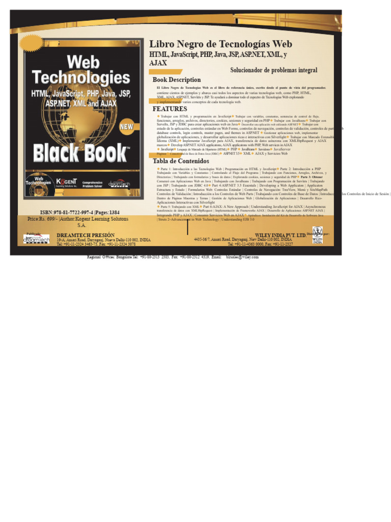 Libro Negro de Tecnologías Web | PDF | Ajax (Programación) | Red mundial