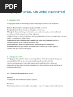 Elementos da Paralinguística | PDF | Comunicação | Linguística