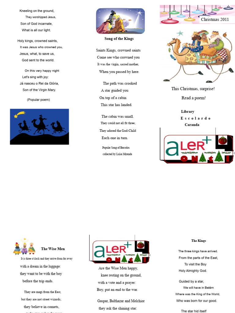 Poems of The Three Wise Men | PDF | Biblical Magi | Jesus