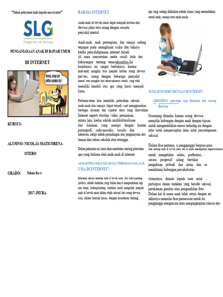 Bahaya Internet bagi Anak dan Remaja | PDF
