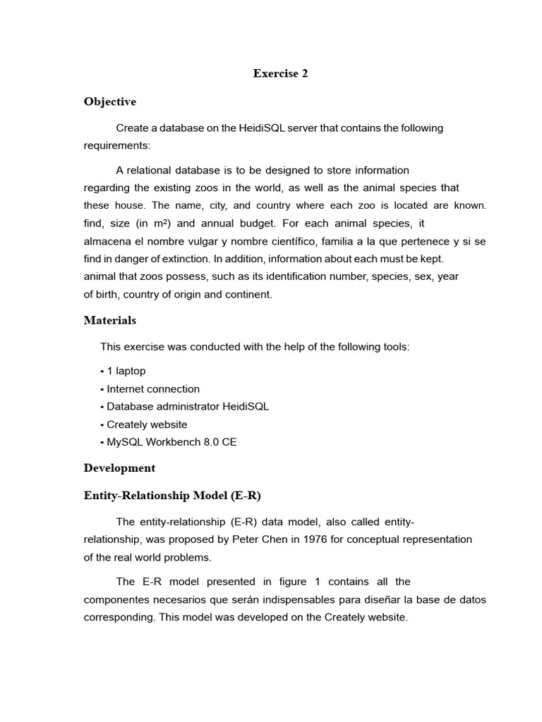 Example 1 of Database Creation | PDF | Databases | Information Technology
