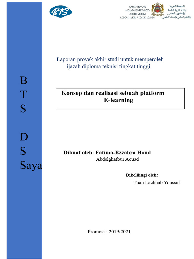 Laporan E-Learning | PDF