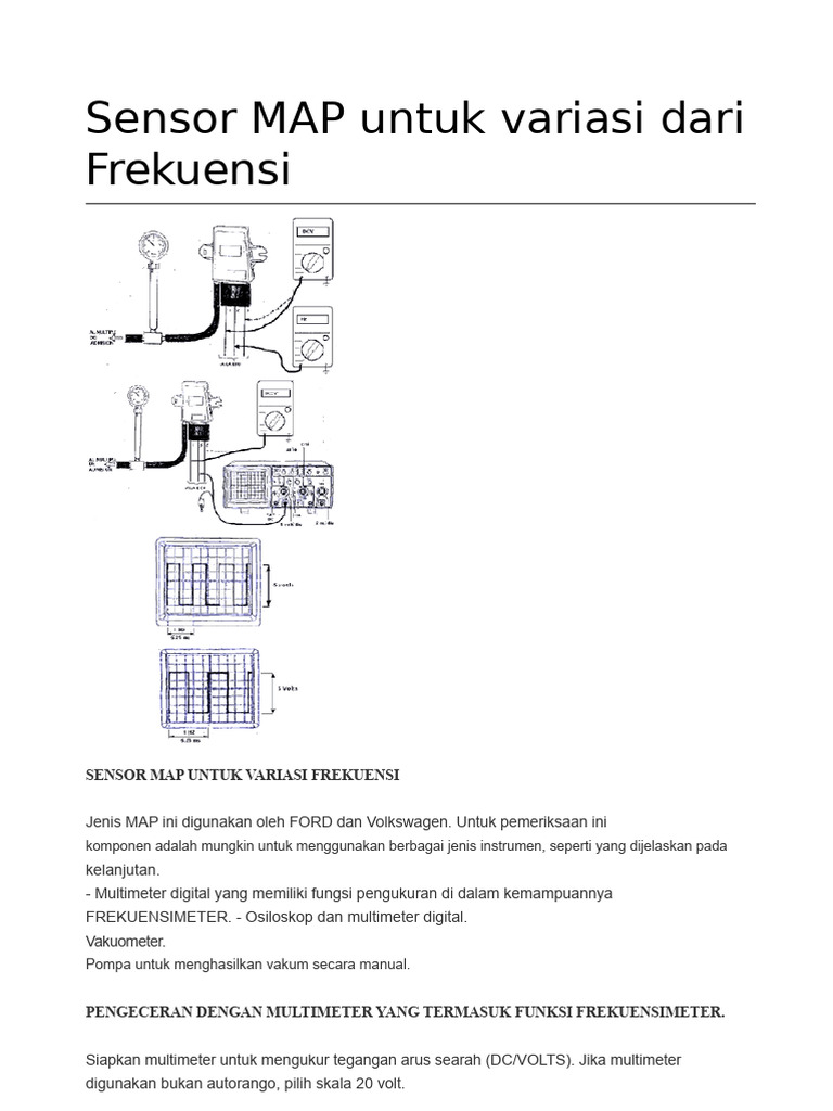 Sensor MAP Untuk Variasi Frekuensi | PDF