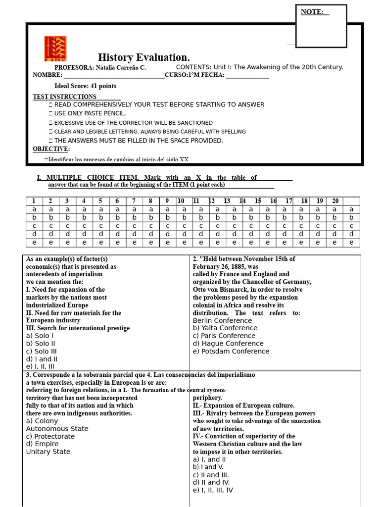 Test of Imperialism | PDF | Imperialism | Colonialism