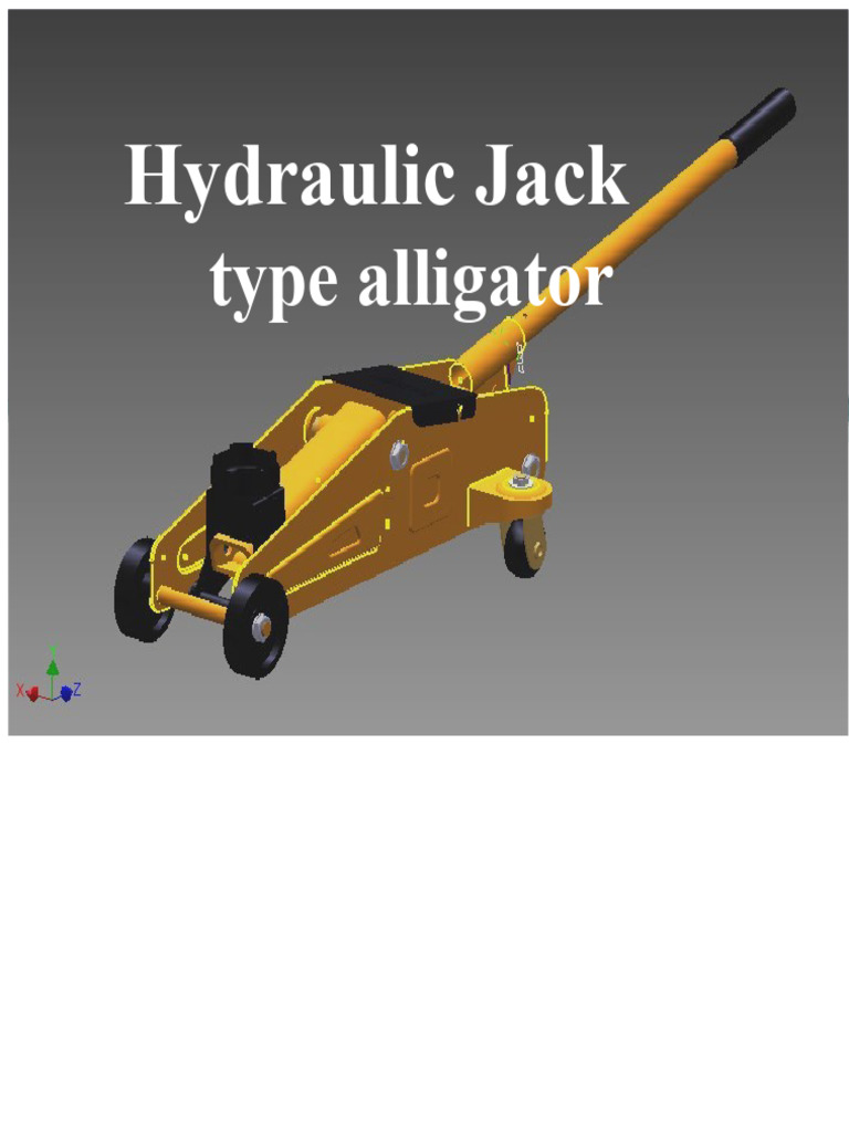 Hydraulic Alligator Jack Components Guide | PDF