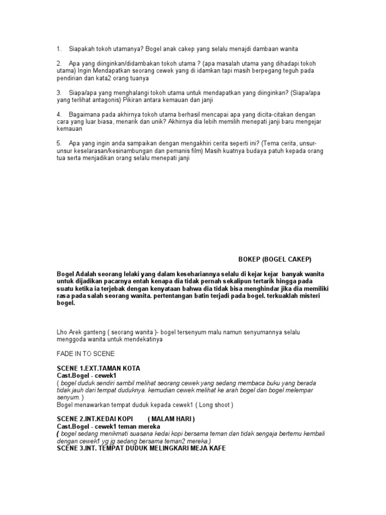 Film BOKEP (Bogel Cakep) | PDF