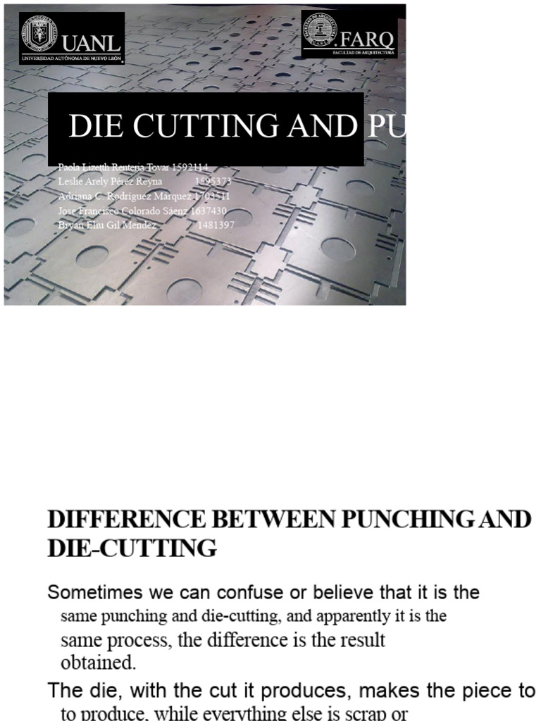 Die-Cutting - Punching | PDF | Sheet Metal | Fracture