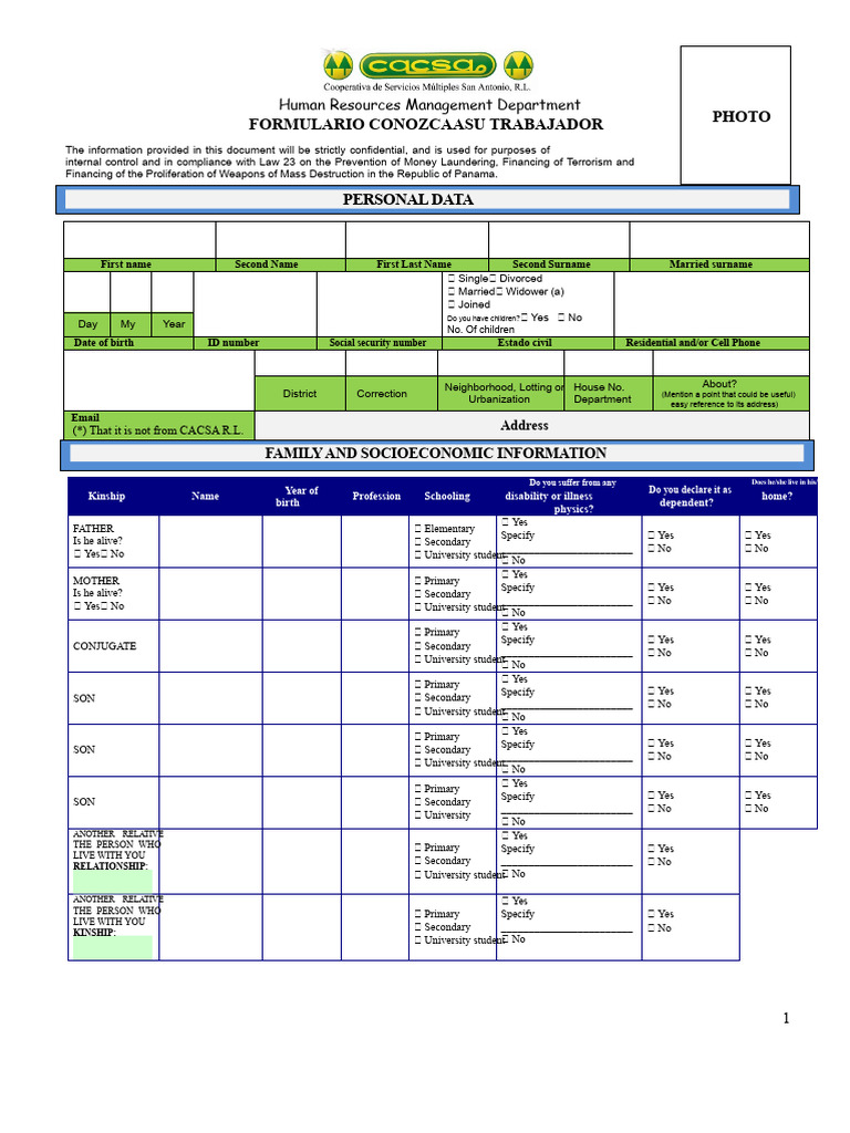 Know Your Worker Form 2023 | PDF