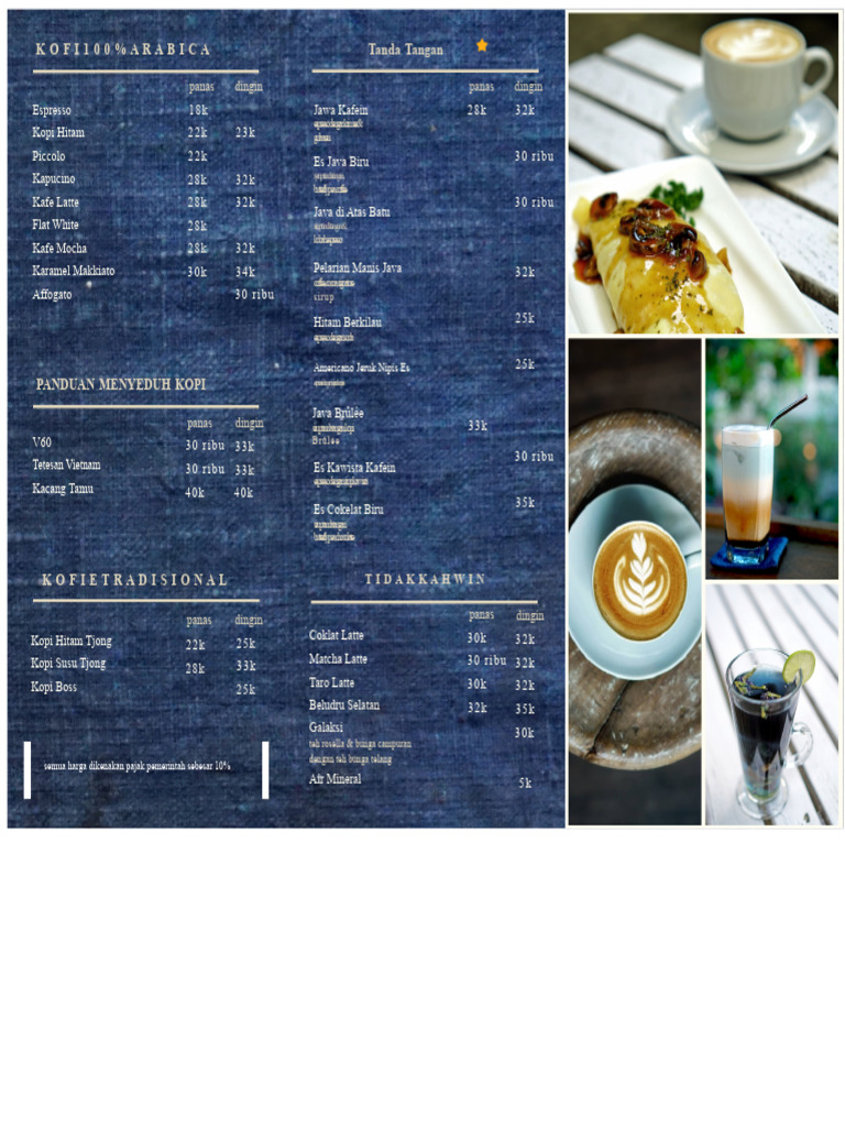 Perbarui Menu Tugu Lor 2022 | PDF