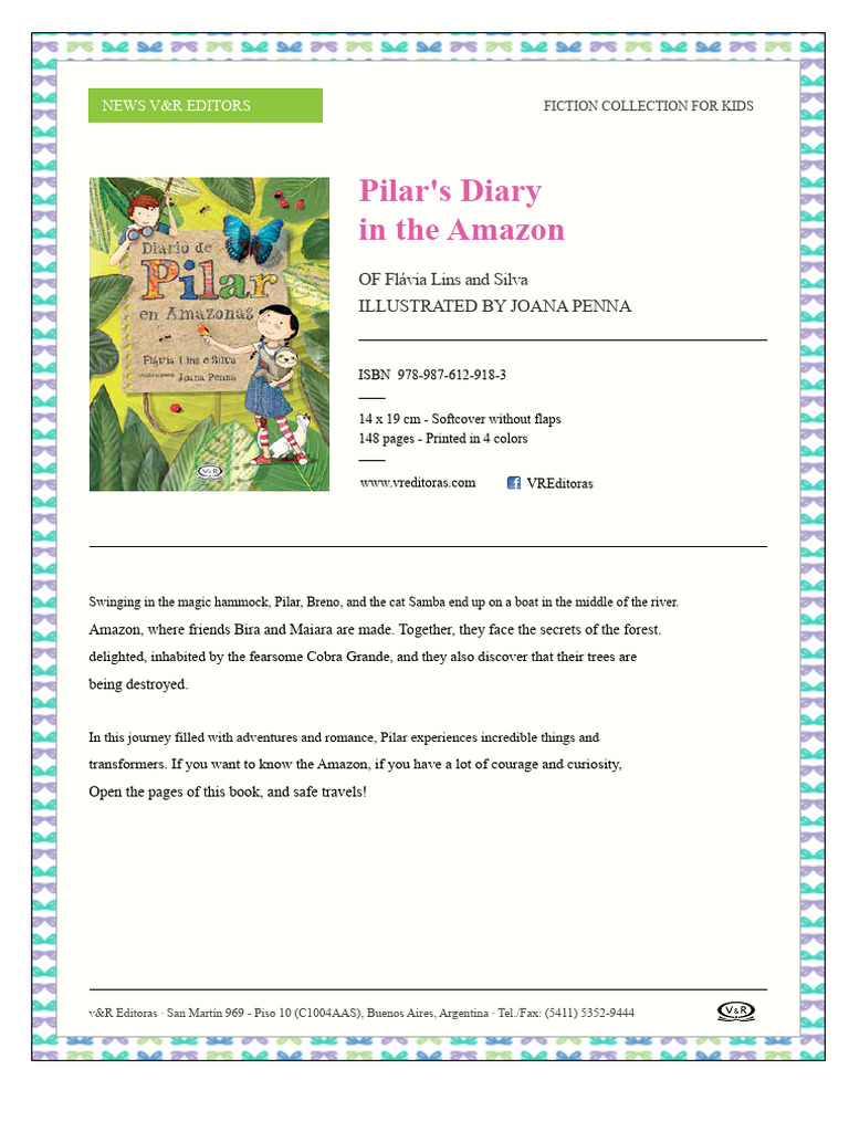 Pilar's Diary: Amazon Adventures | PDF
