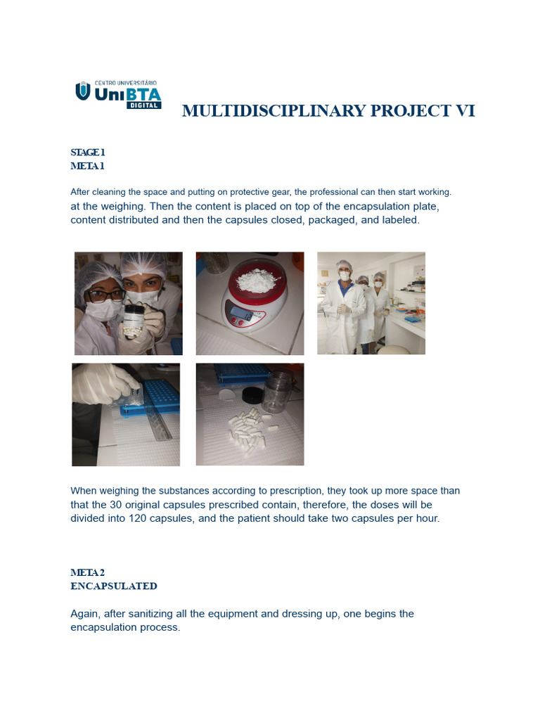 Multidisciplinary Project Vi | PDF | Pharmacy | Homeopathy
