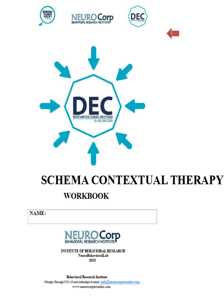 Schema Contextual Therapy Workbook | PDF | Schema (Psychology) | Feeling