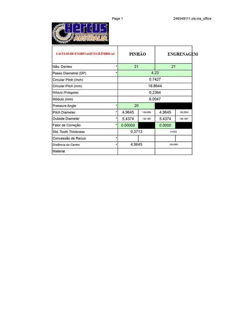 Gear_Calculations_rev3.xls | PDF