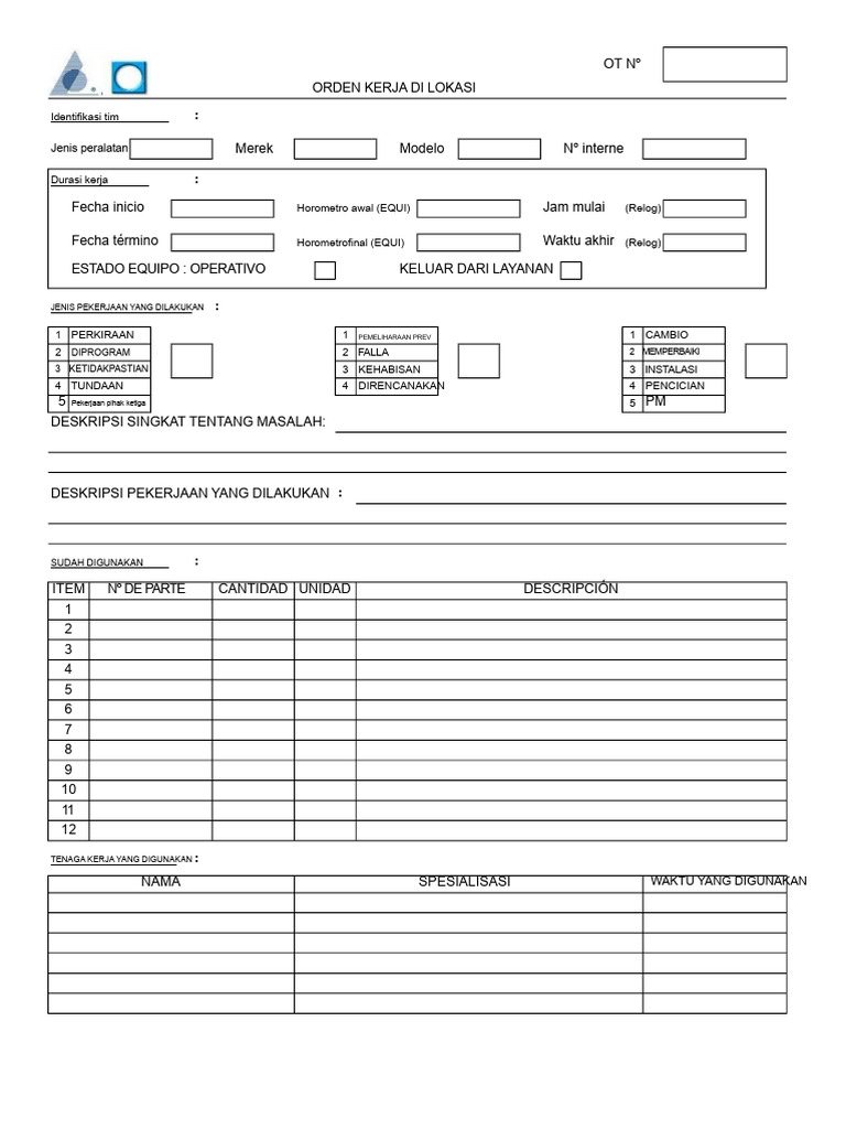 Format Ot | PDF