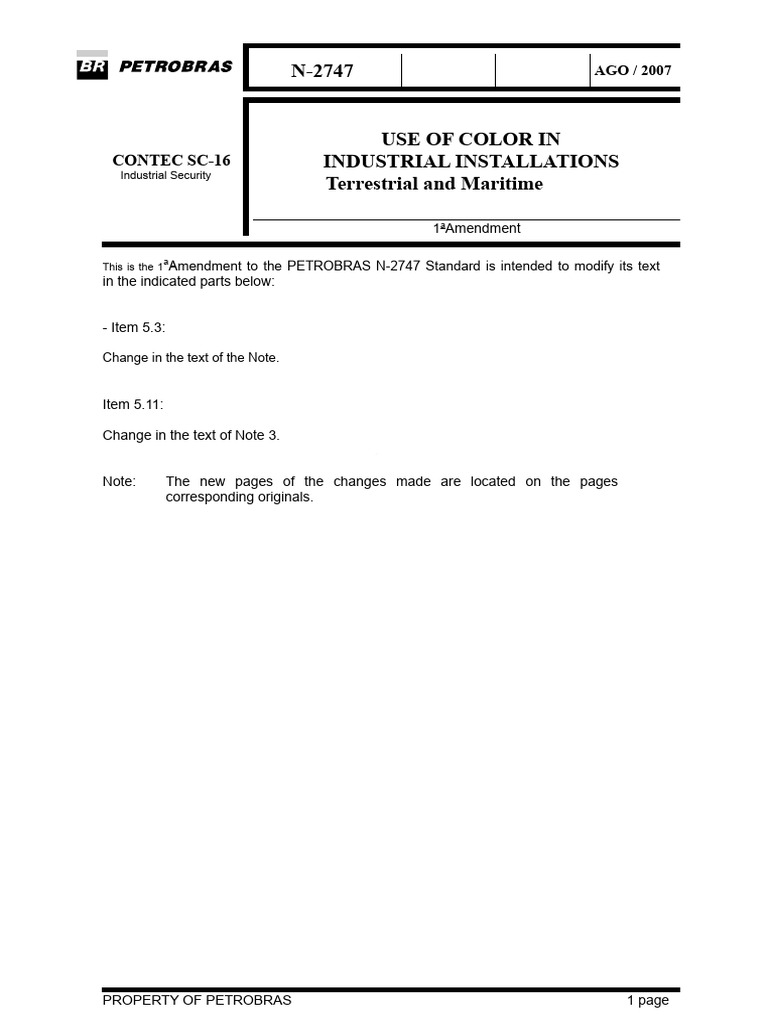 Color Standards for Industrial Safety | PDF | Liquefied Petroleum Gas | Oil