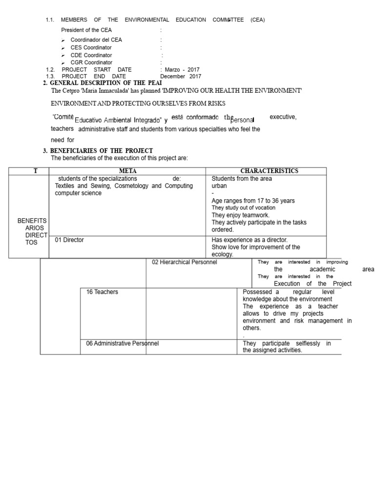Members of The Environmental Education Committee | PDF | Natural ...