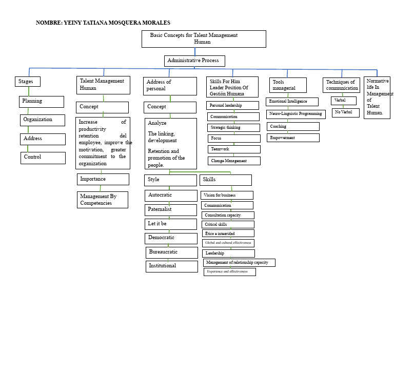 Conceptual Map of Basic Concepts | PDF | Leadership | Talent Management