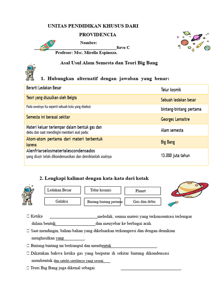 Teori Big Bang dan Asal Usul Alam Semesta | PDF