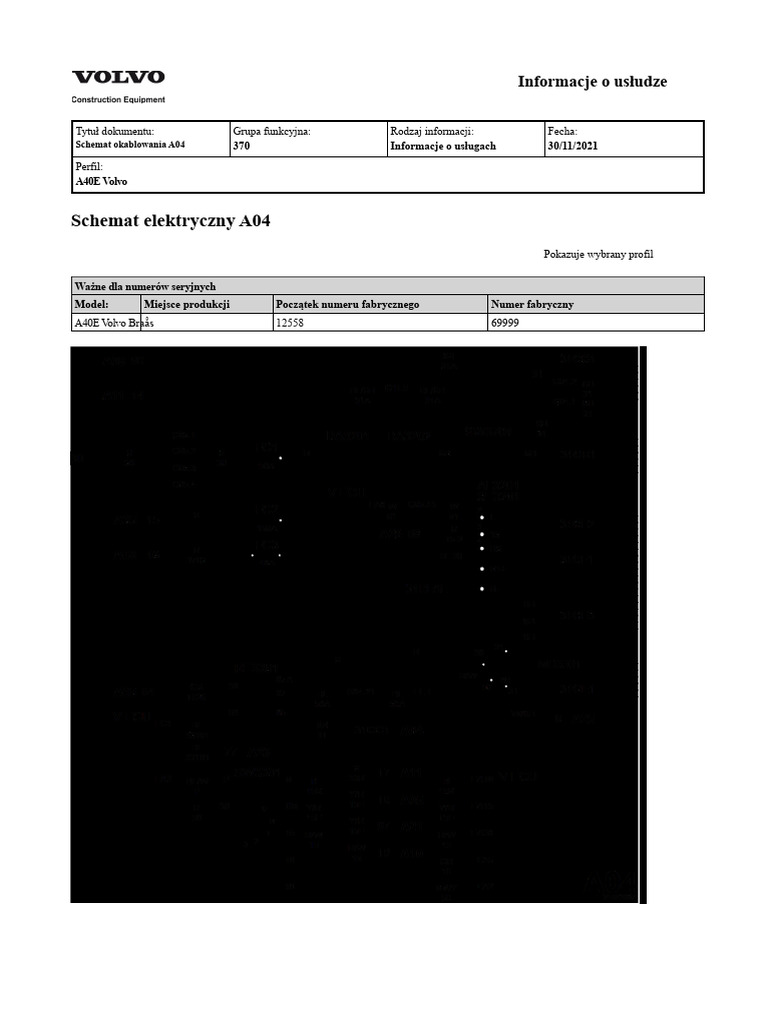 A40E - A40E - Schemat Elektryczny A04 | PDF