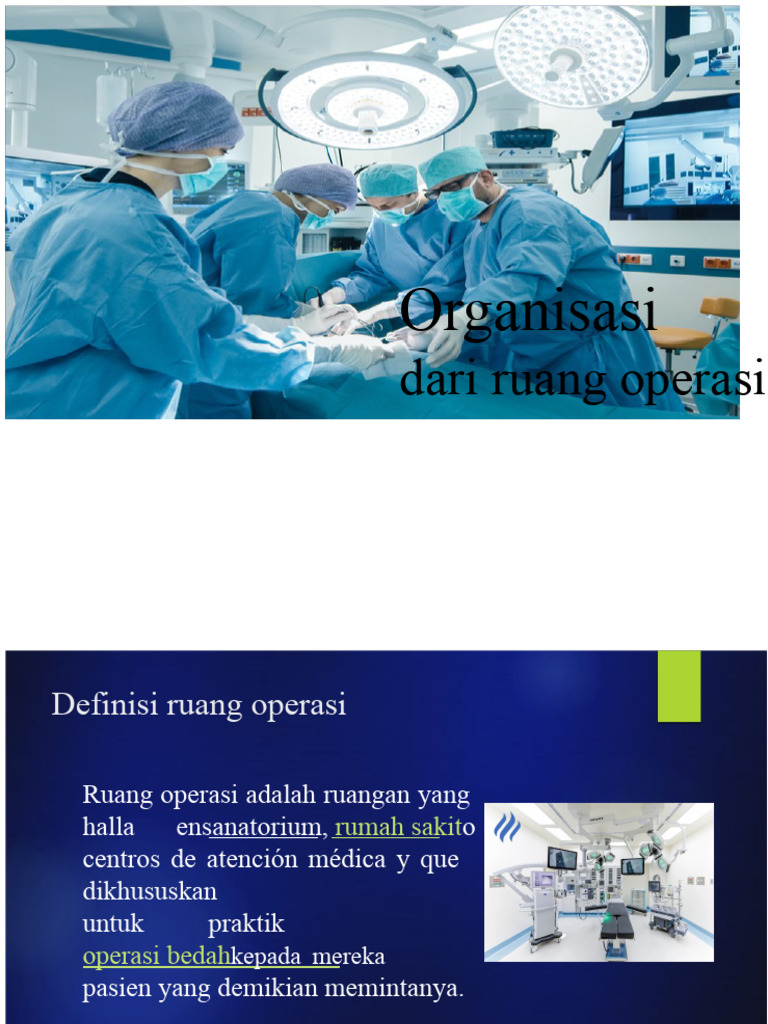 Organisasi Ruang Operasi | PDF