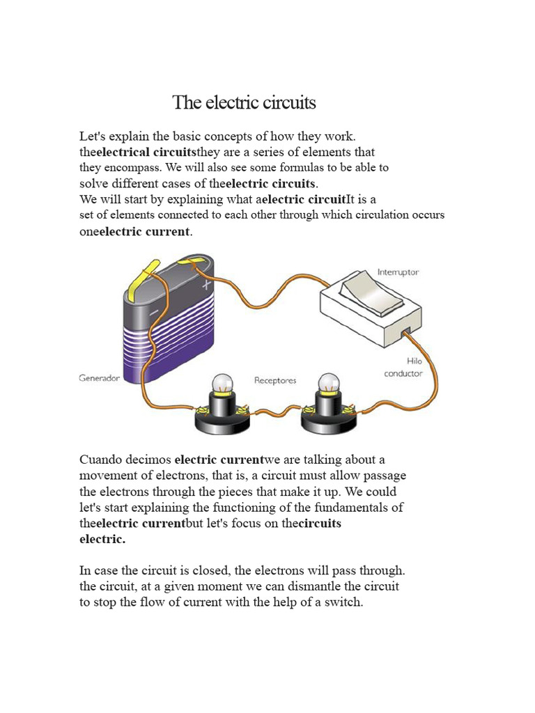 Understanding Electric Circuits Basics | PDF | Direct Current | Series ...