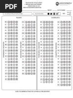 IGCSE Multiple Choice Answer Sheet | PDF | Tests | Standardized Tests