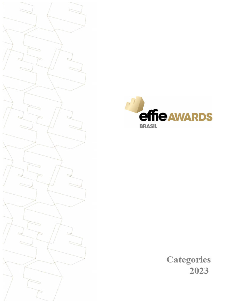 Effie Awards Brazil 2023 Categories Guide | PDF | Brand | Marketing