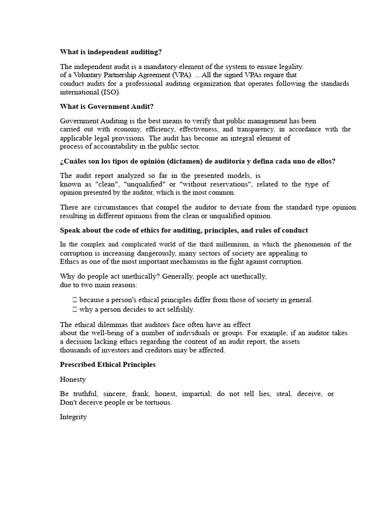 What Is Independent Audit? | PDF | Audit | Internal Control