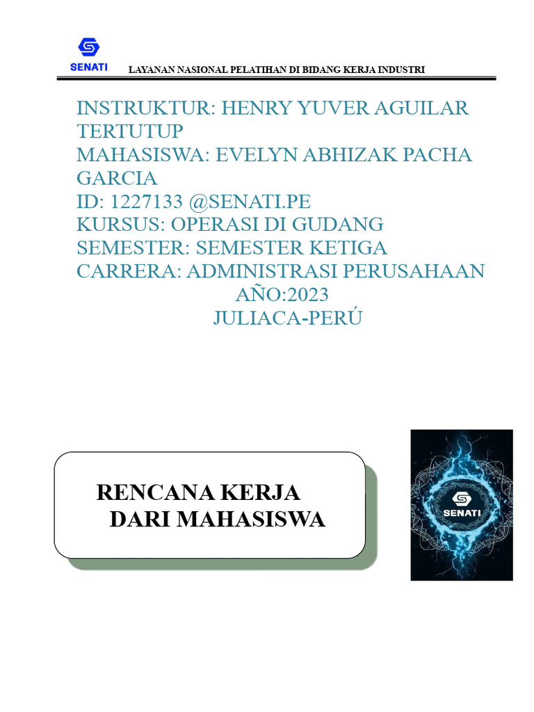 Rencana Layout Gudang untuk Administrasi | PDF