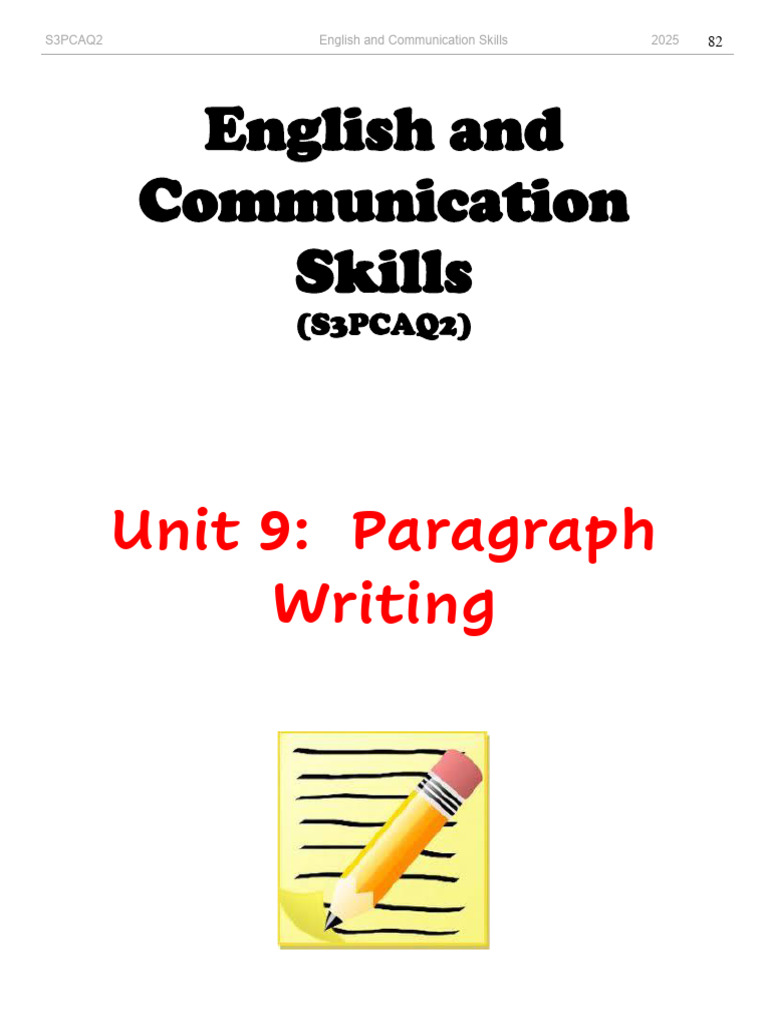 Paragaph Writing (1) | PDF | English Language | Paragraph