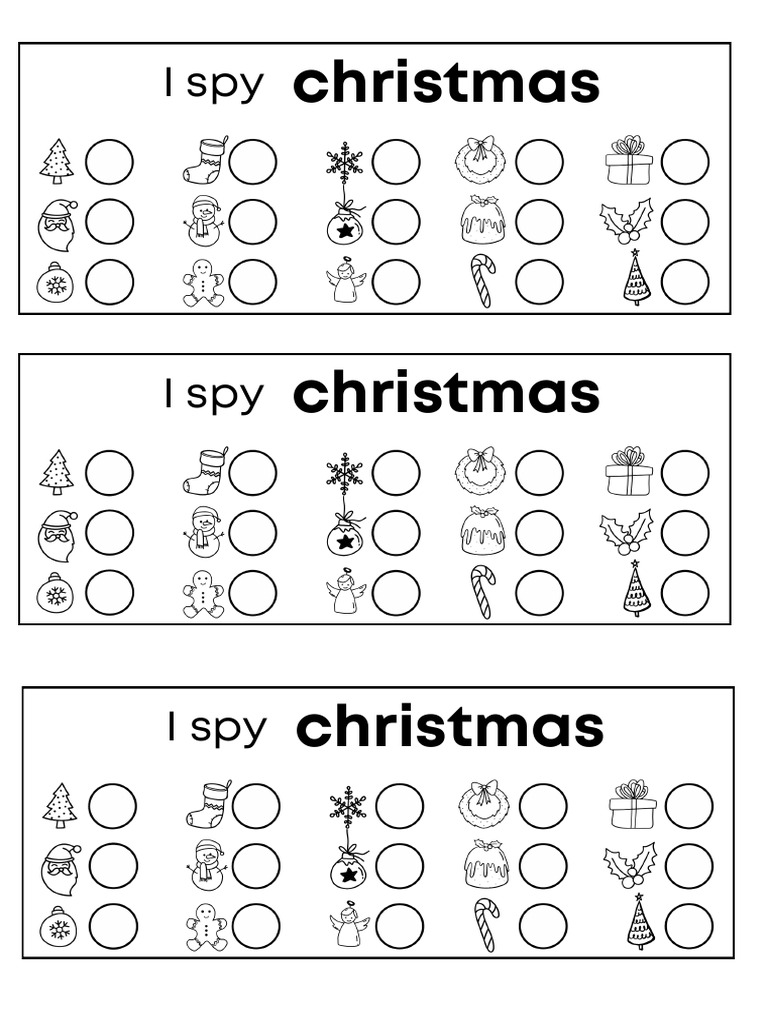 I Spy Templates | PDF