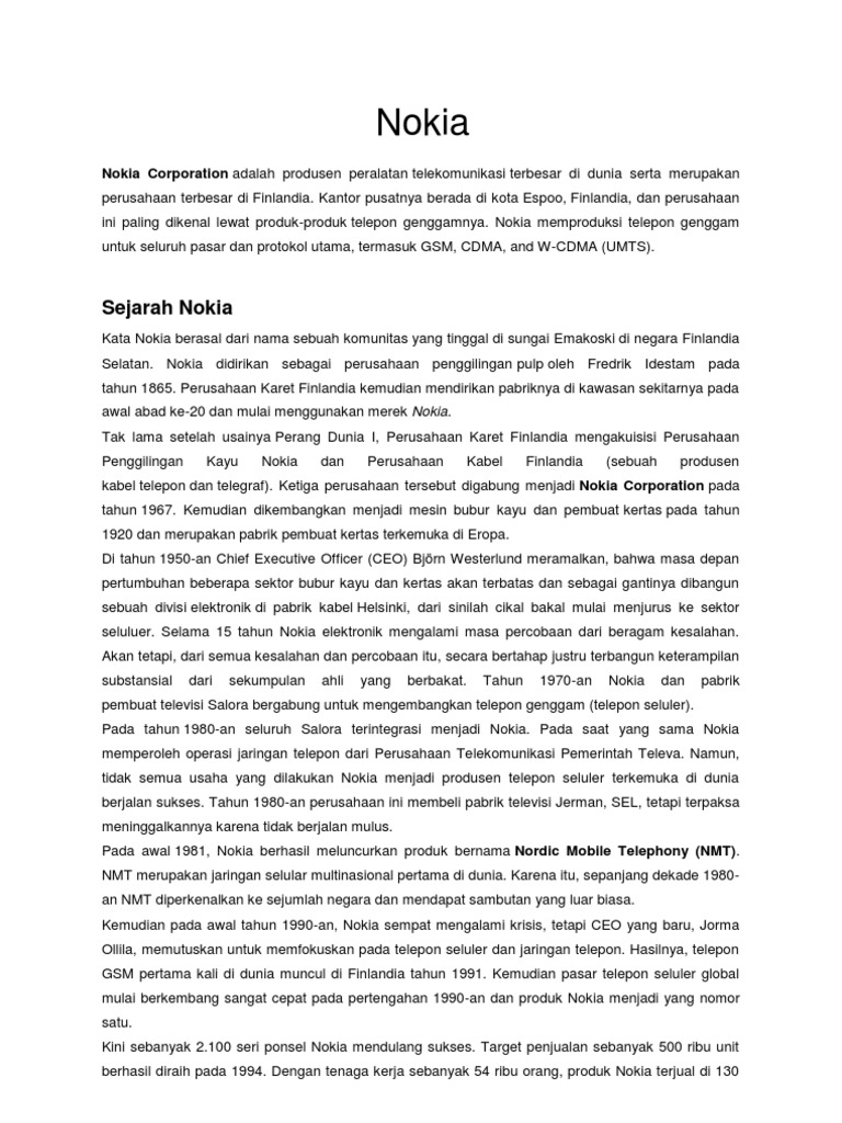 Nokia | PDF