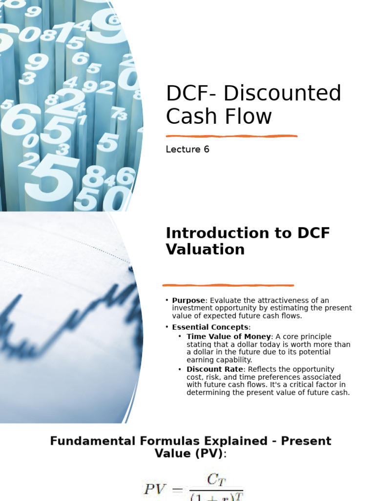 DCF Valuation: Key Concepts & Formulas | PDF | Discounted Cash Flow ...