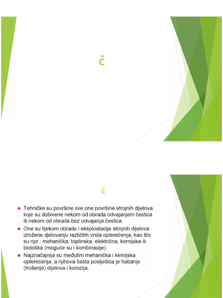 Tehnicko Crtanje I Dokumentacija 17 Hrapavost | PDF