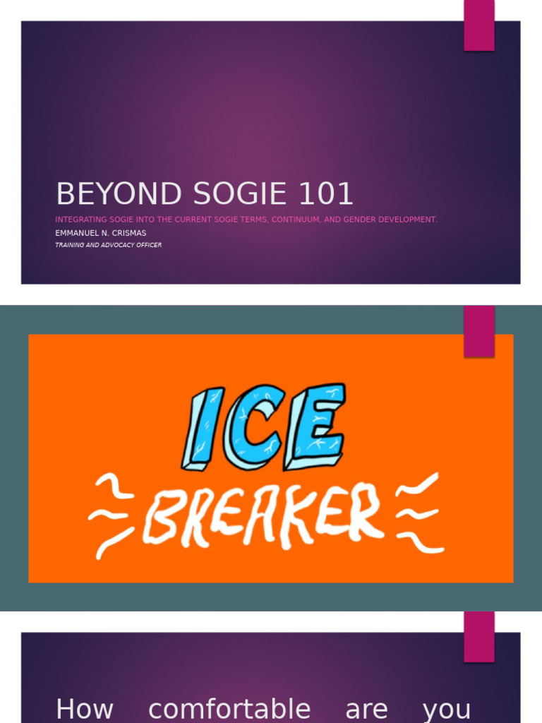 BEYOND SOGIE 101 | PDF | Sexual Orientation | Homosexuality