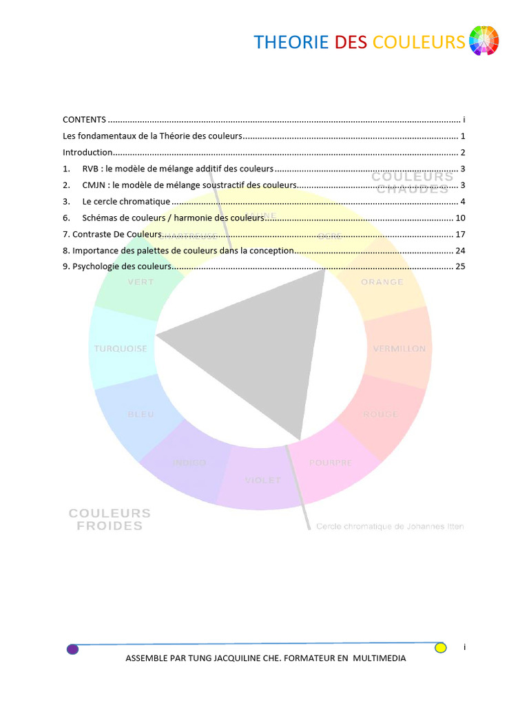 Comprendre la Théorie des Couleurs | PDF | Couleur | Rouge