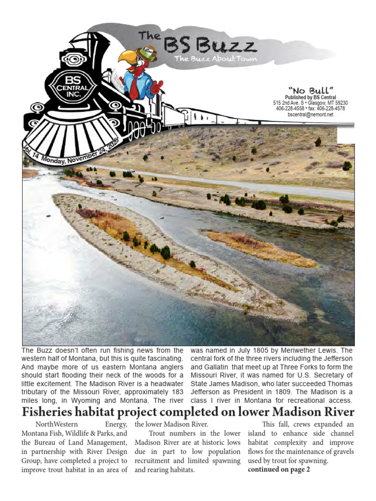 Madison River Trout Habitat Project | PDF