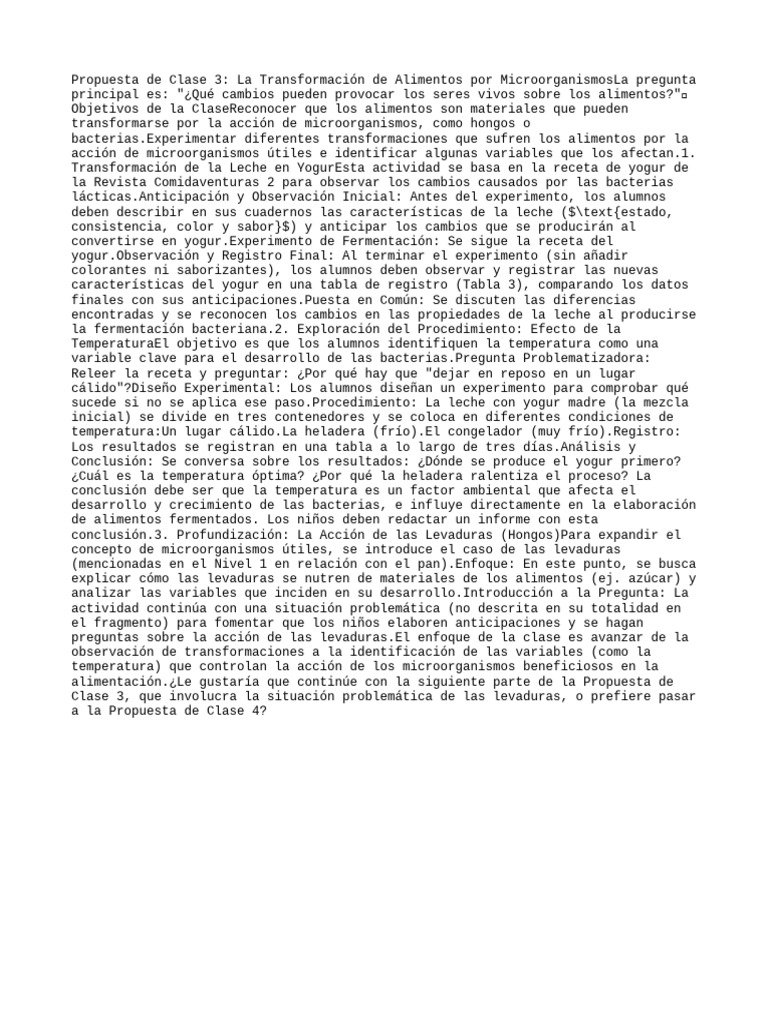 Xioma 4 | PDF | Yogur | Las bacterias