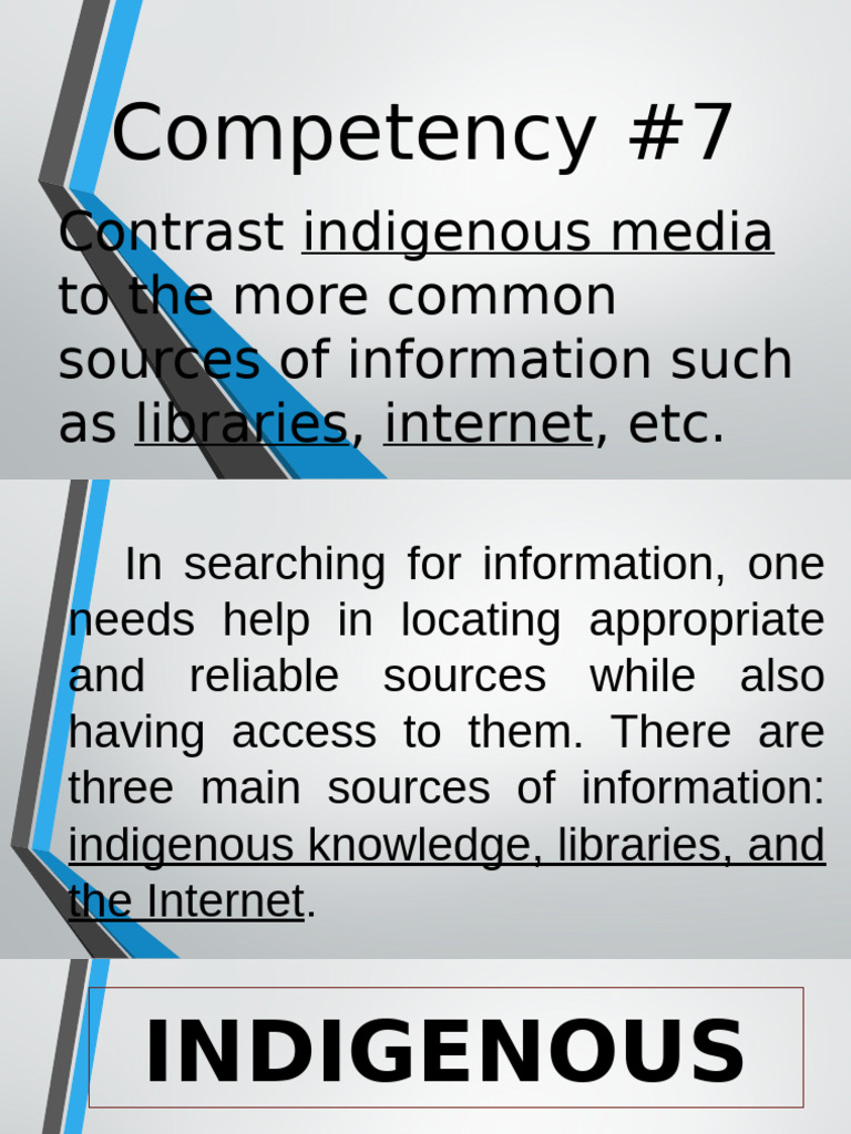 Topic 7. Indigenous Media | PDF