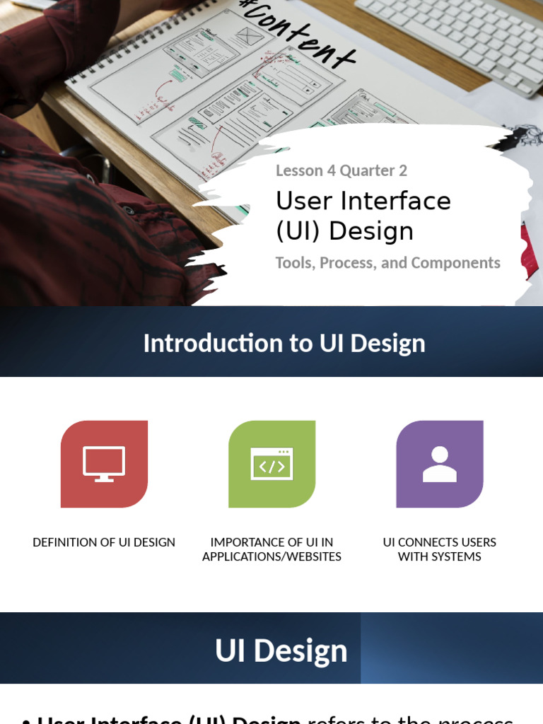 UI Design Tools and Process Overview | PDF | User Interface | User ...