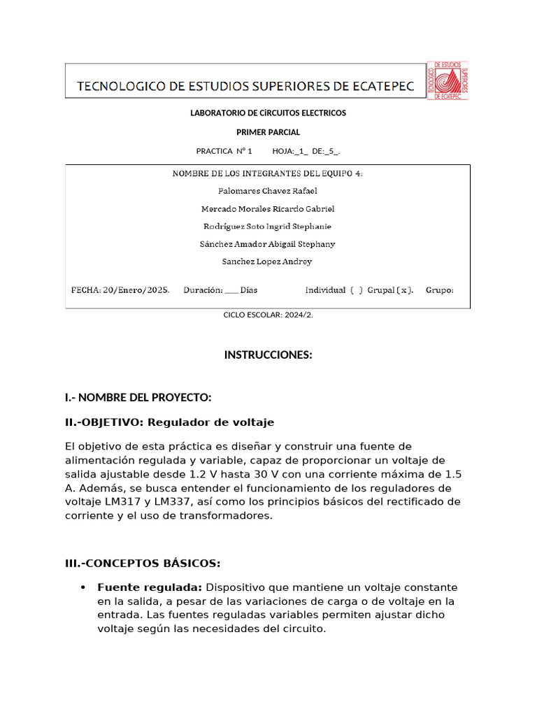Regulador de Voltaje (3) Imagen | PDF | Rectificador | Red eléctrica