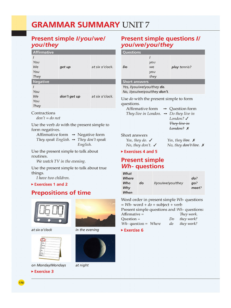 Grammar UNIT 7 to 12 | PDF