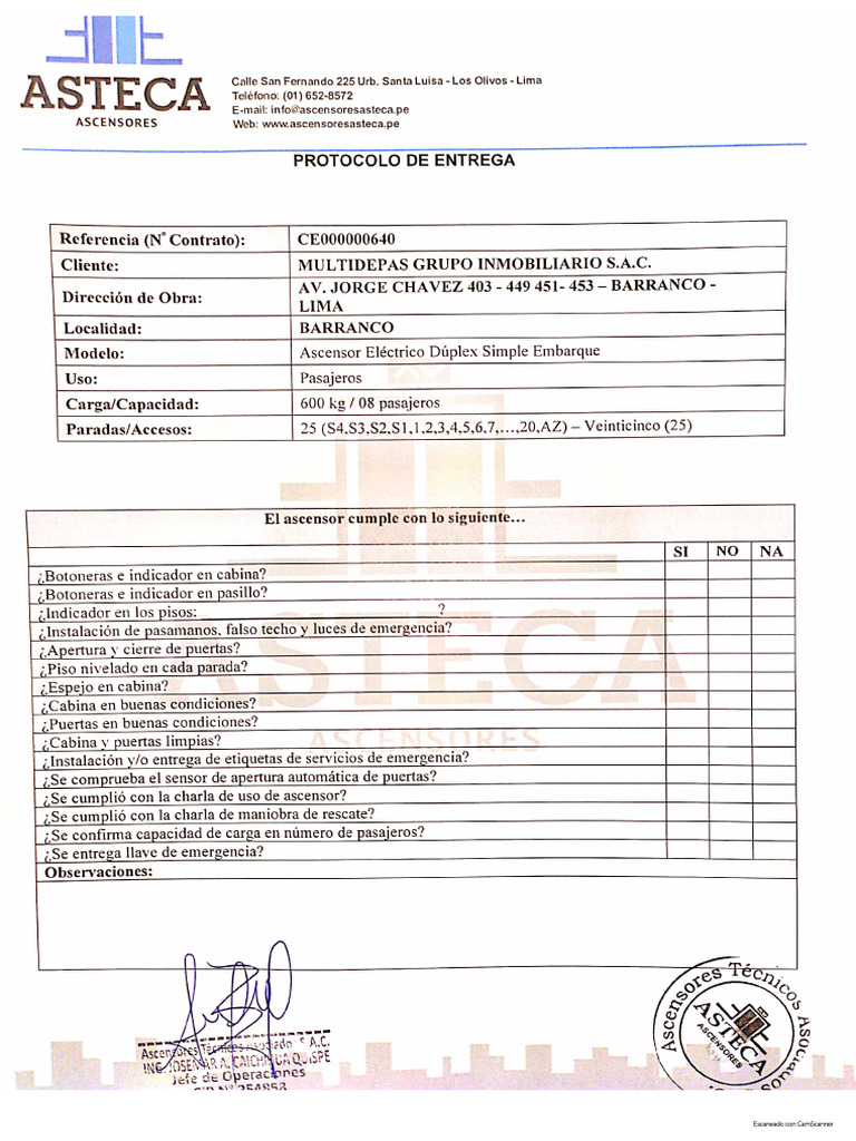 Protocolo de Entrega | PDF