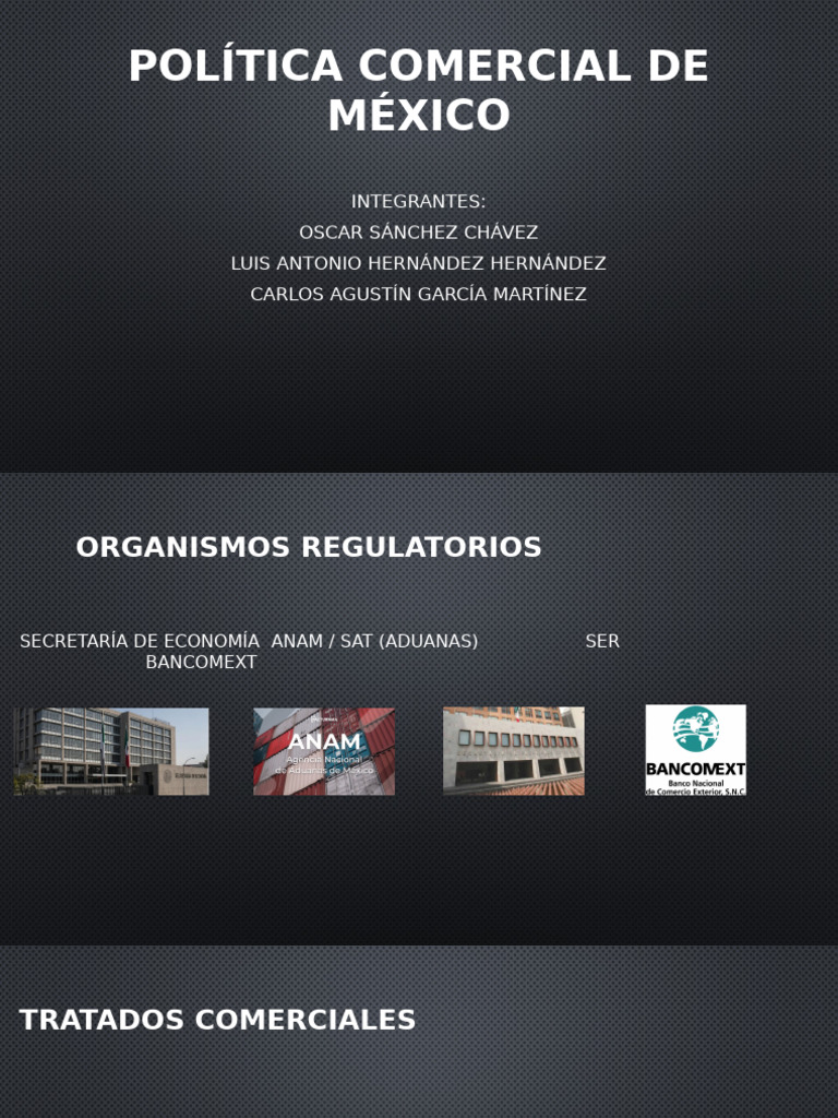 Política Comercial En México Pdf Aduana Arancel