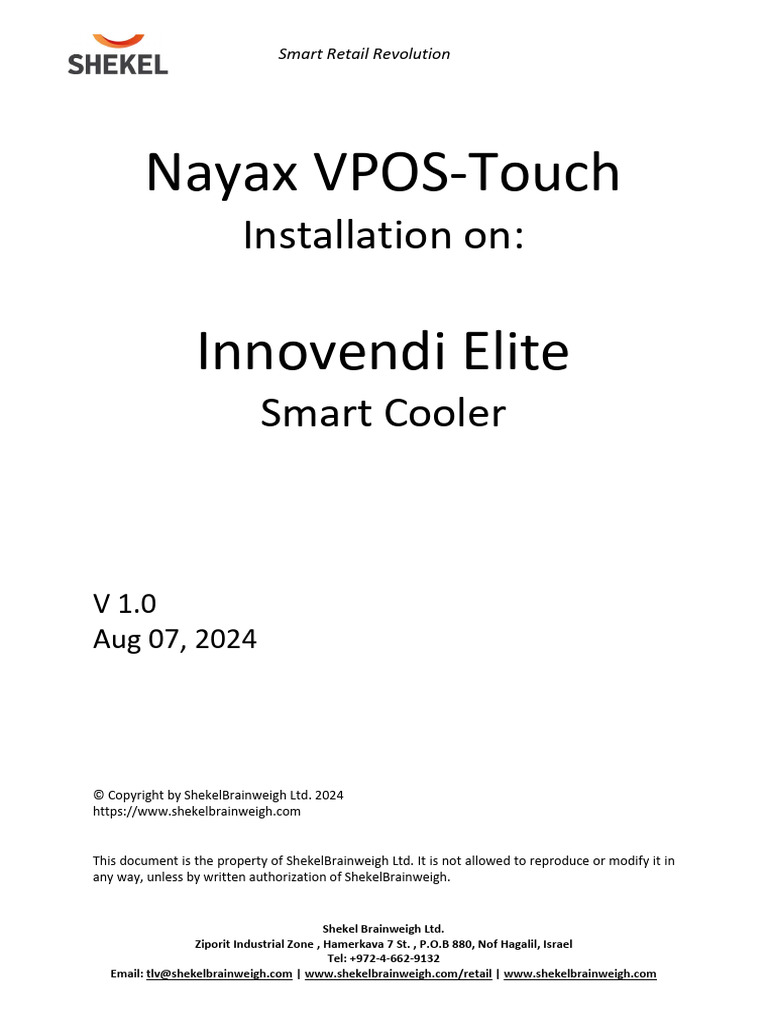 Nayax installation Innovendi Elite V1.0 | PDF | Debit Card | Computer ...