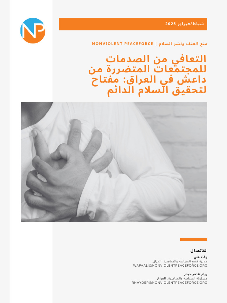 AR Trauma Healing For Is Affected Communities in Iraq Key For Lasting ...